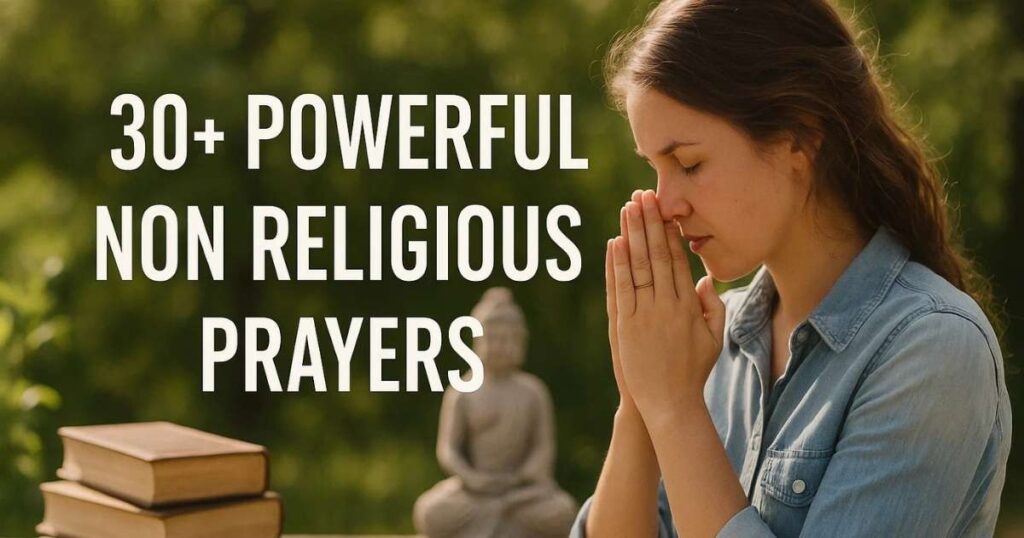 30+ Powerful Non Religious Prayers